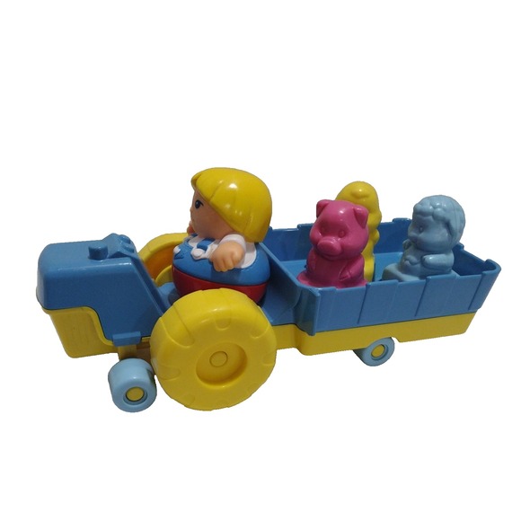 Playskool | Toys | Vintage 988 Playskool Weebles Farm Tractor Toy ...